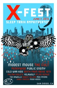 X-Fest Poster Contest Submissions | 91X San Diego