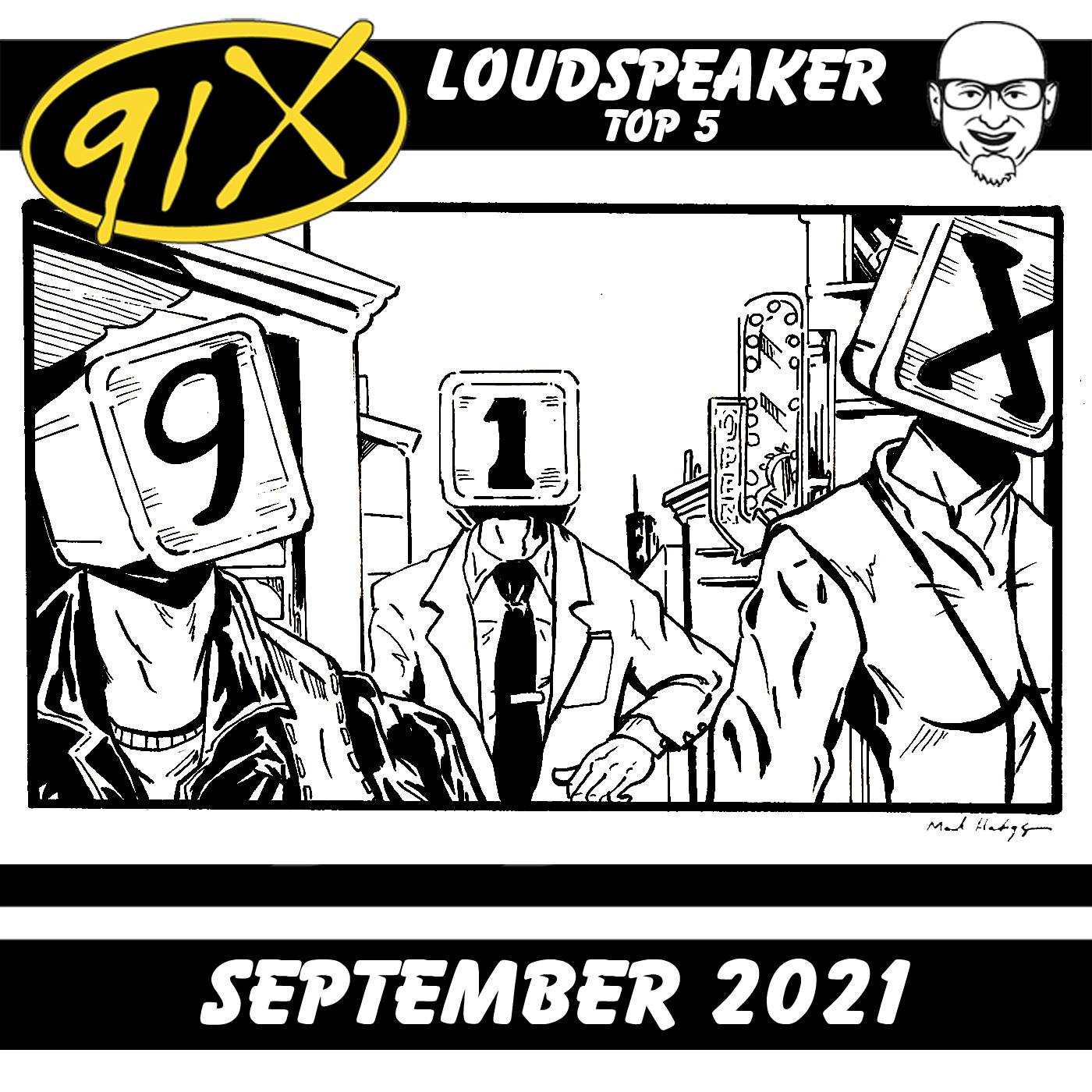 91X Loudspeaker Top 5 September 2021 - 91X FM