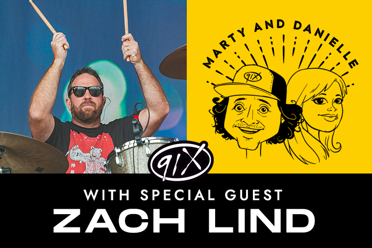 Marty & Danielle catch up with Zach Lind of Jimmy Eat World! - 91X FM