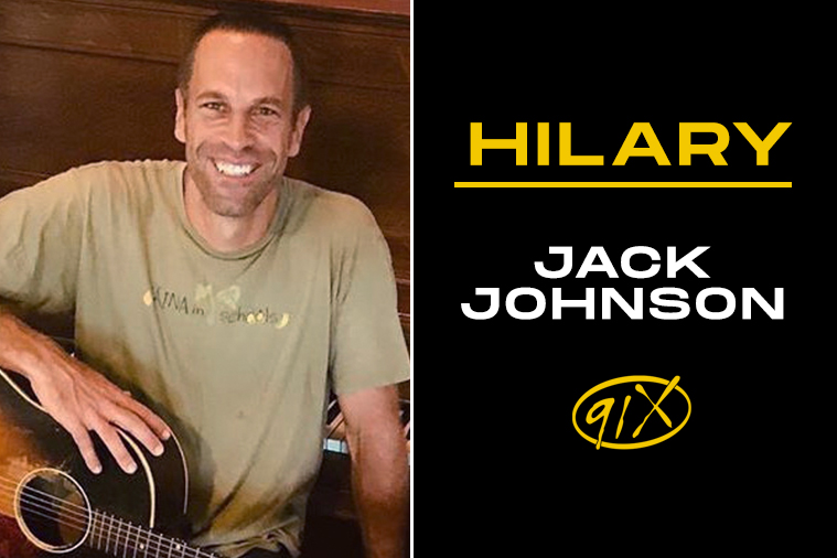 Hilary sits down with Jack Johnson in the latest 91X Interview! - 91X FM
